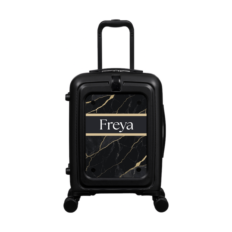 Modify - Personalised (Golden Black Marble Stripe - Name)