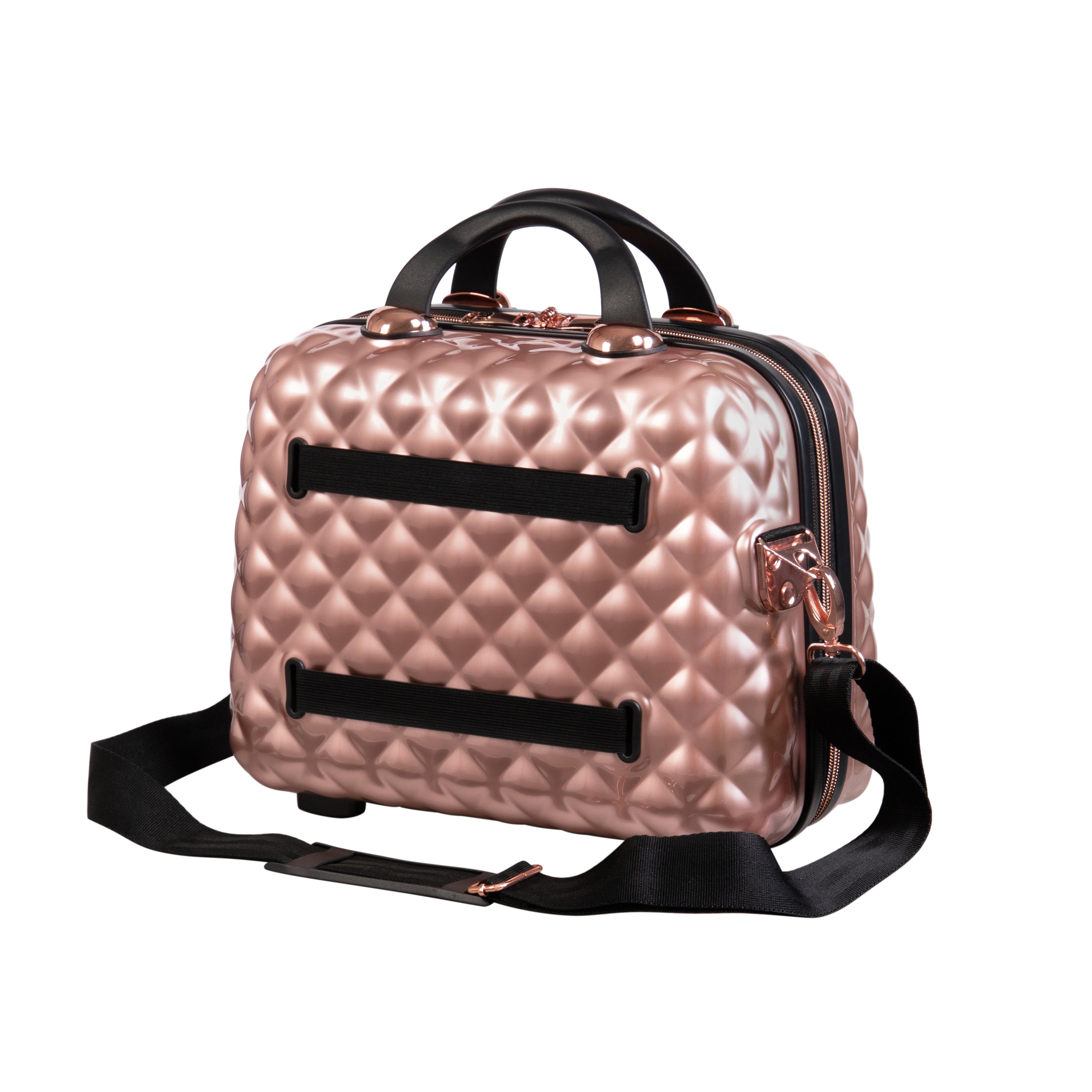 it Luggage | Glitzy - Vanity Case in Metallic Rose Gold